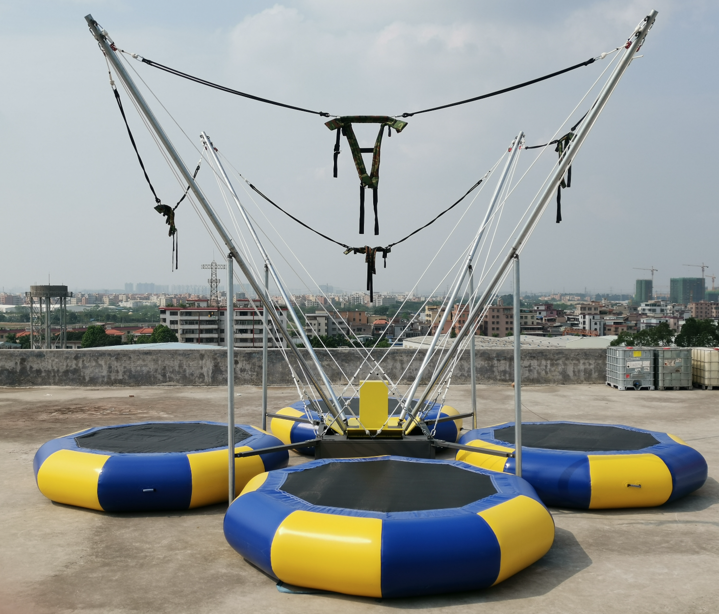 4-Person Bungee Trampoline – Ultimate Outdoor Adventure for All Ages ...