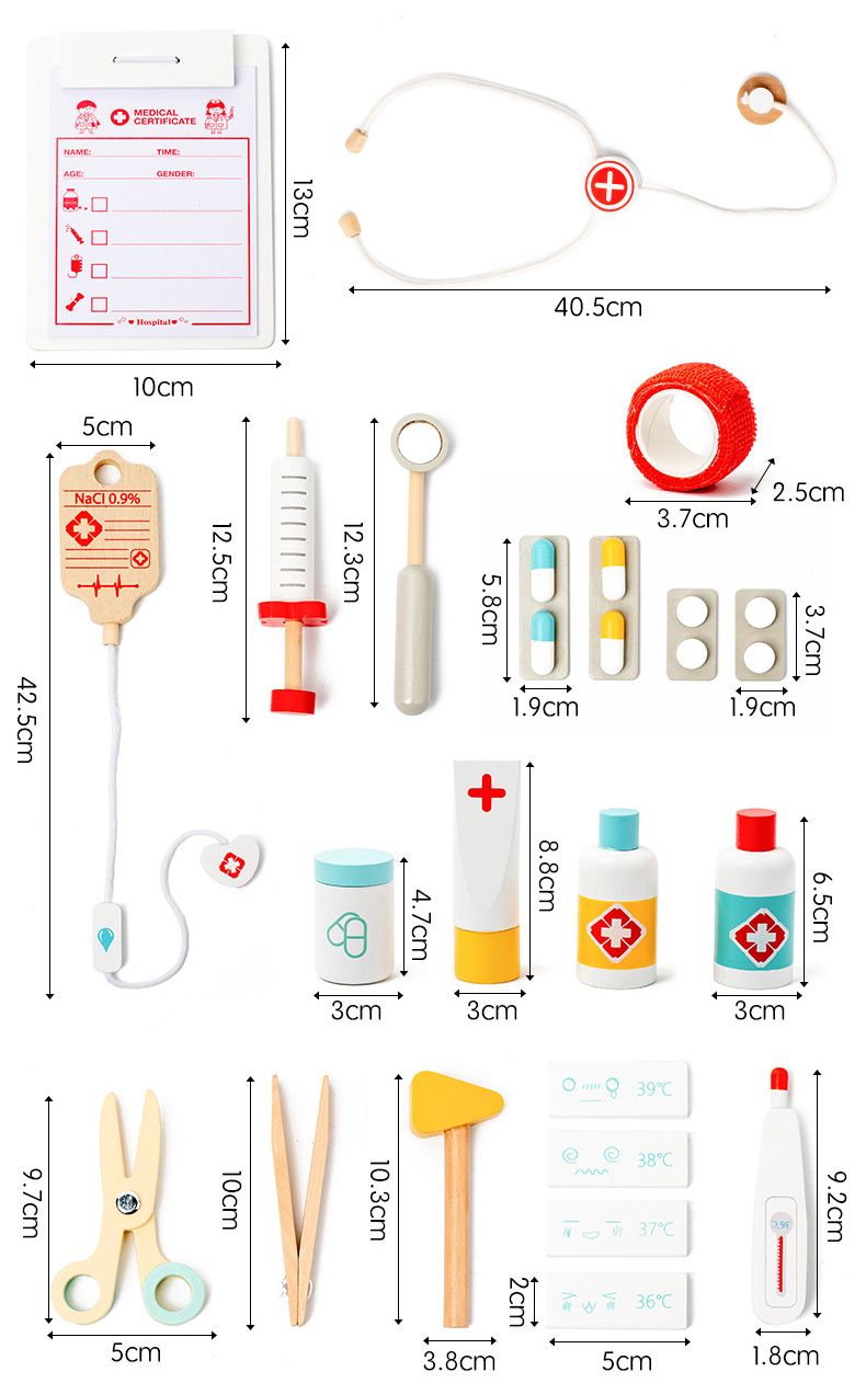 Mini Medical Clinic Kids Doctor Playset - outdoor play Australia