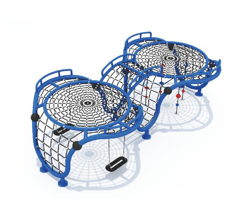 Double Spider Web Climbing Net Play System (7m Wide) - outdoor play ...