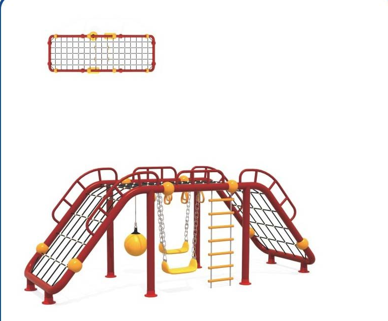 7m Mega Tunnel Climbing Dome with Tube Slide - outdoor play Australia