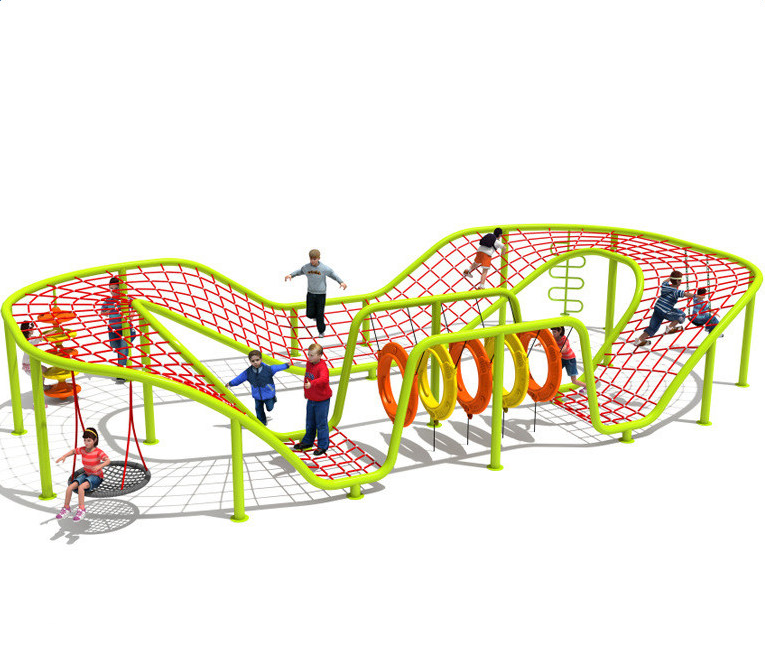 Multi-Zone Rope Adventure – Dynamic Play for Schoolyards and Parks ...