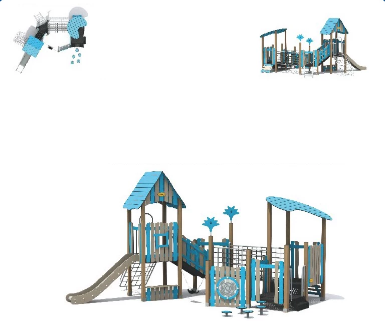 PE Board + Yellow Pear Wood Play Centre – Multi-Level Adventure ...